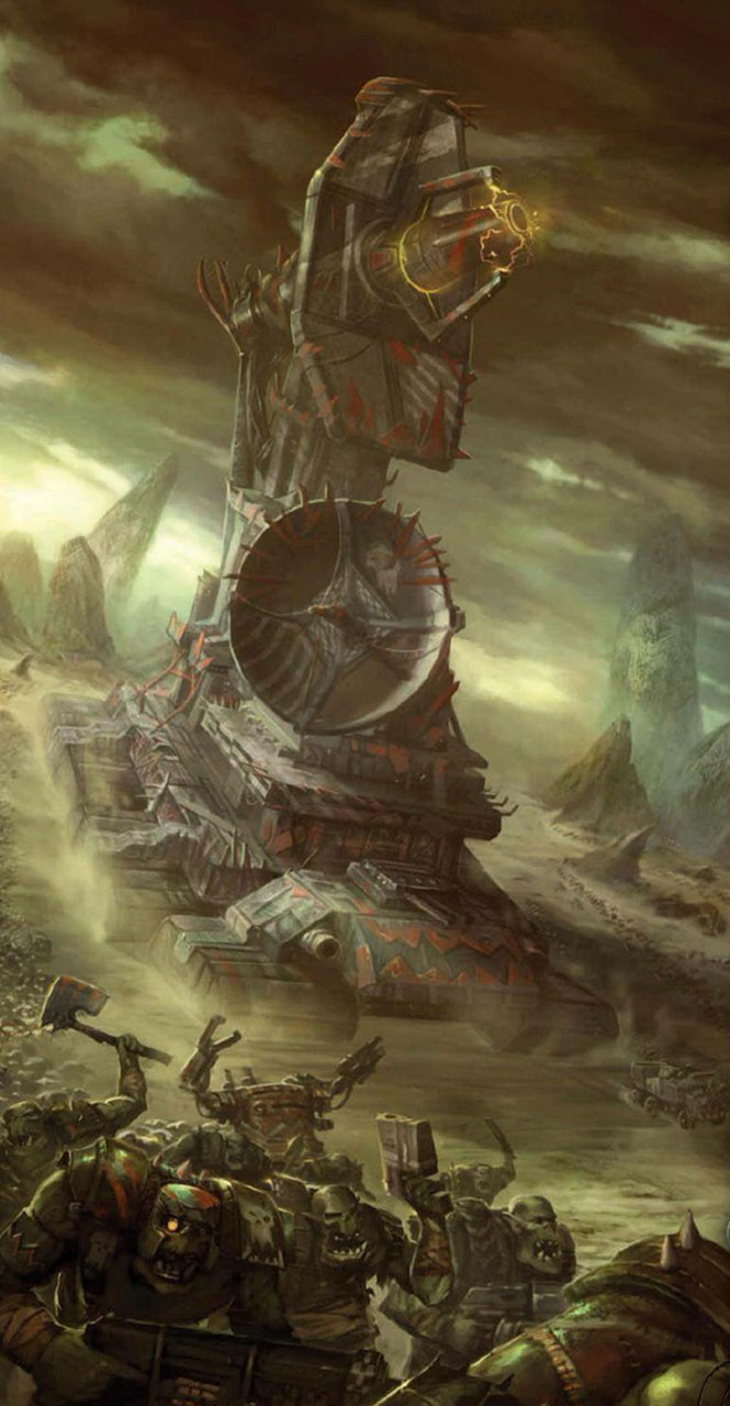 Ork-Controlled Ordinatus - Art by Zachary Graves - 40K Gallery