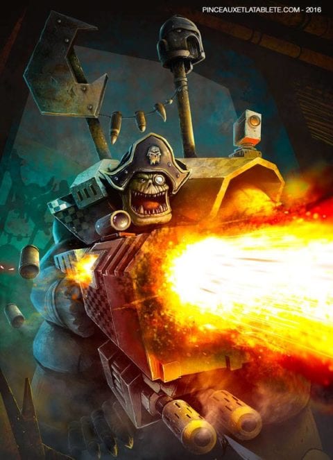 Ork Flash Gitz - Art by PapaOurs - 40K Gallery