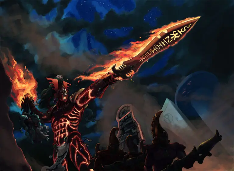 Avatar of Khaine Warhammer 40K Artwork - 40K Gallery