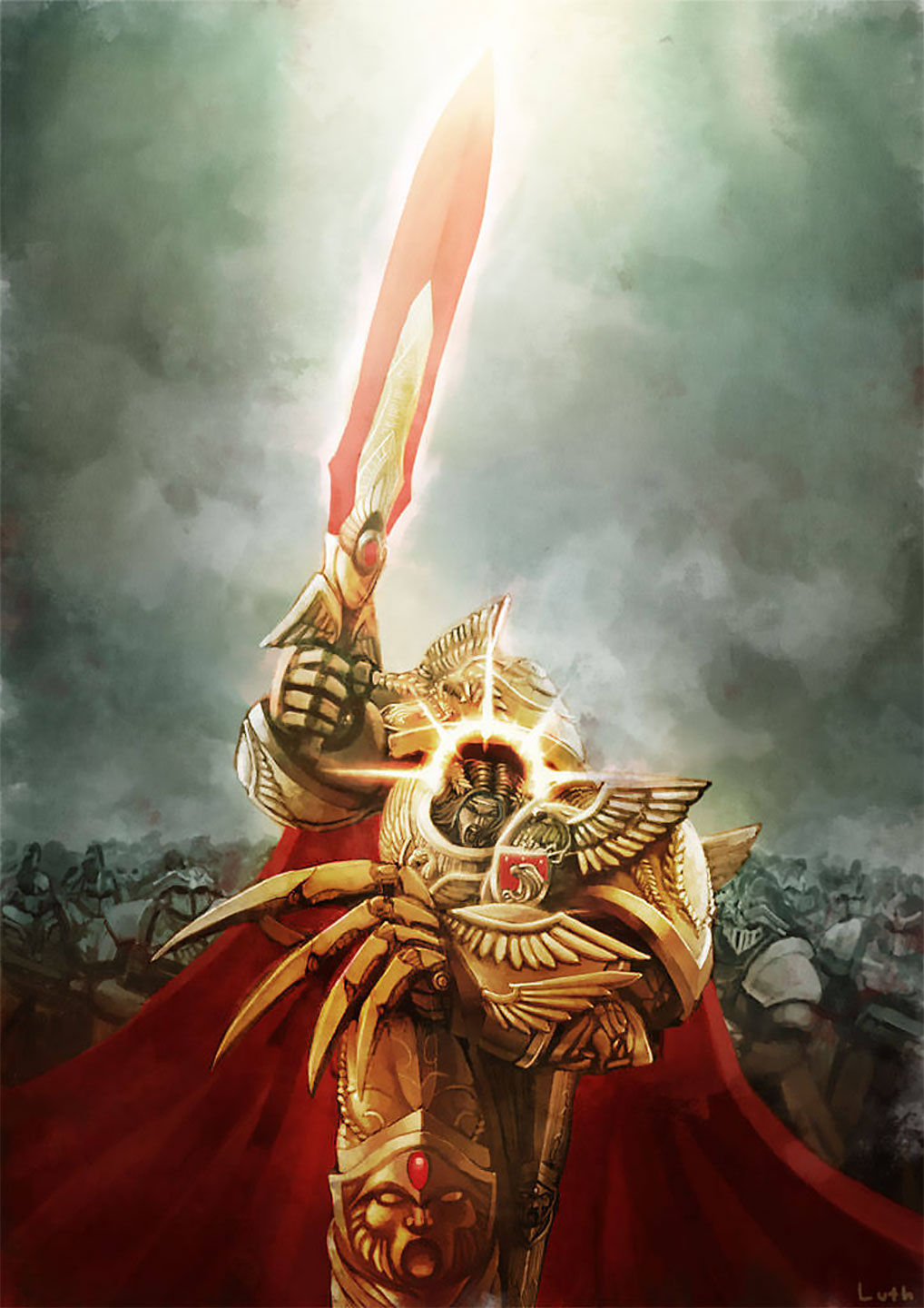 Warhammer 40k Art Emperor