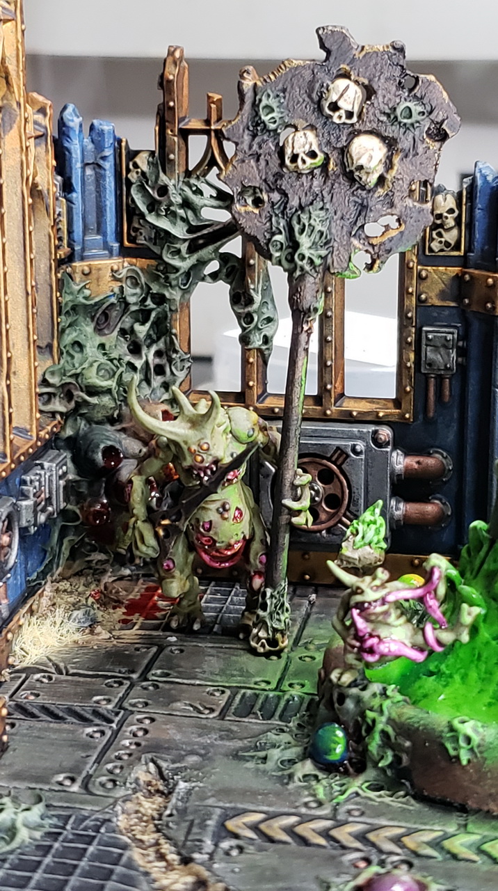 Terminator VS Plaguebearers - 40K Gallery