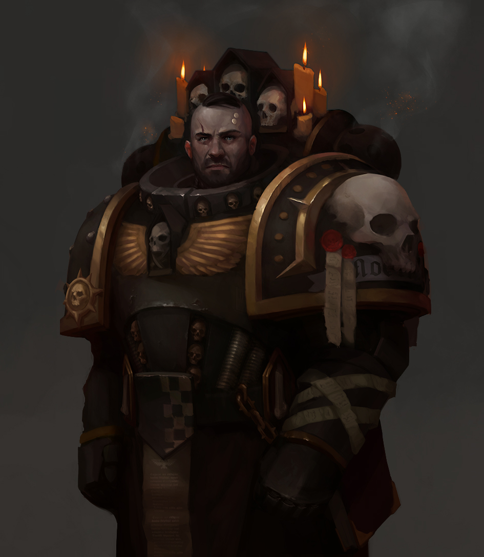 Chaplain - Art by Ilia Tereshkin - 40K Gallery