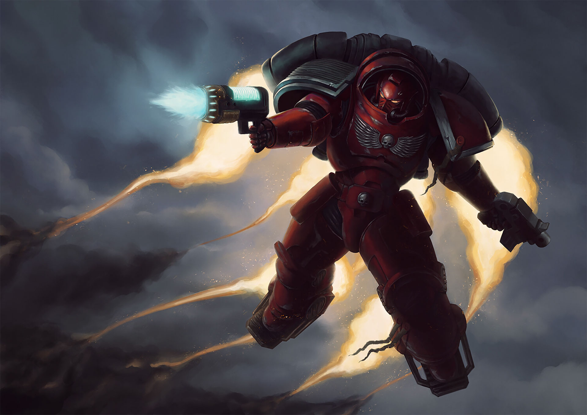 Primaris Inceptor - Art by Adrián Rodríguez Pérez - 40K Gallery