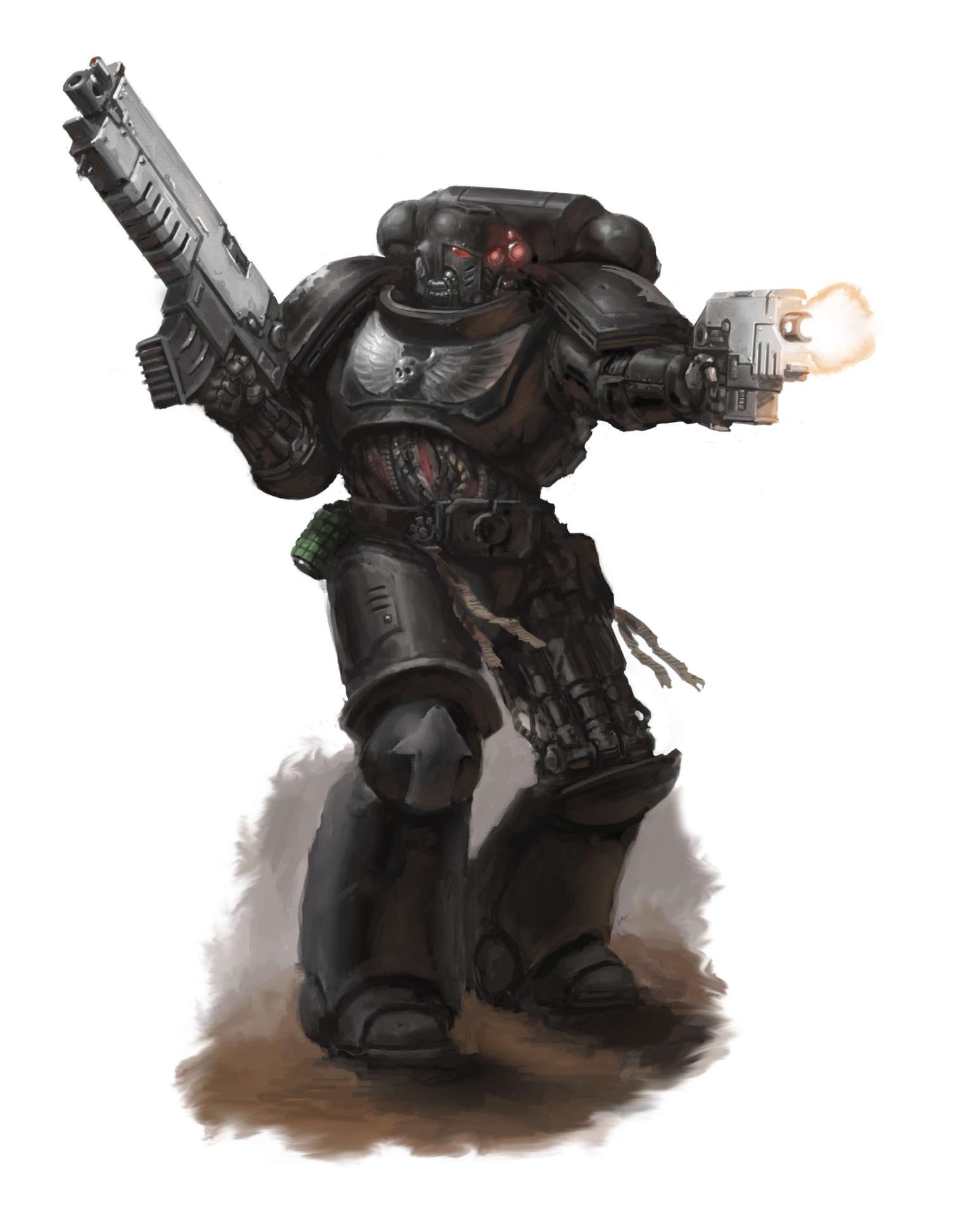 Iron Hands - Art by Christian Byrne - 40K Gallery