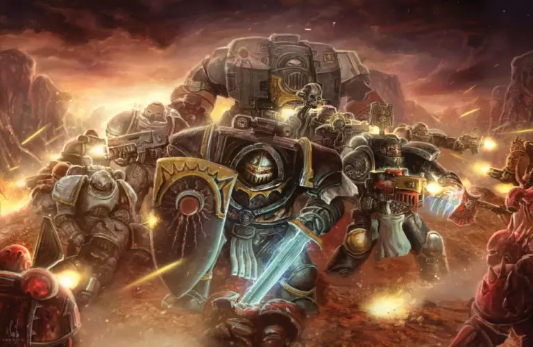 Chaos Space Marines Artwork - 40K Gallery