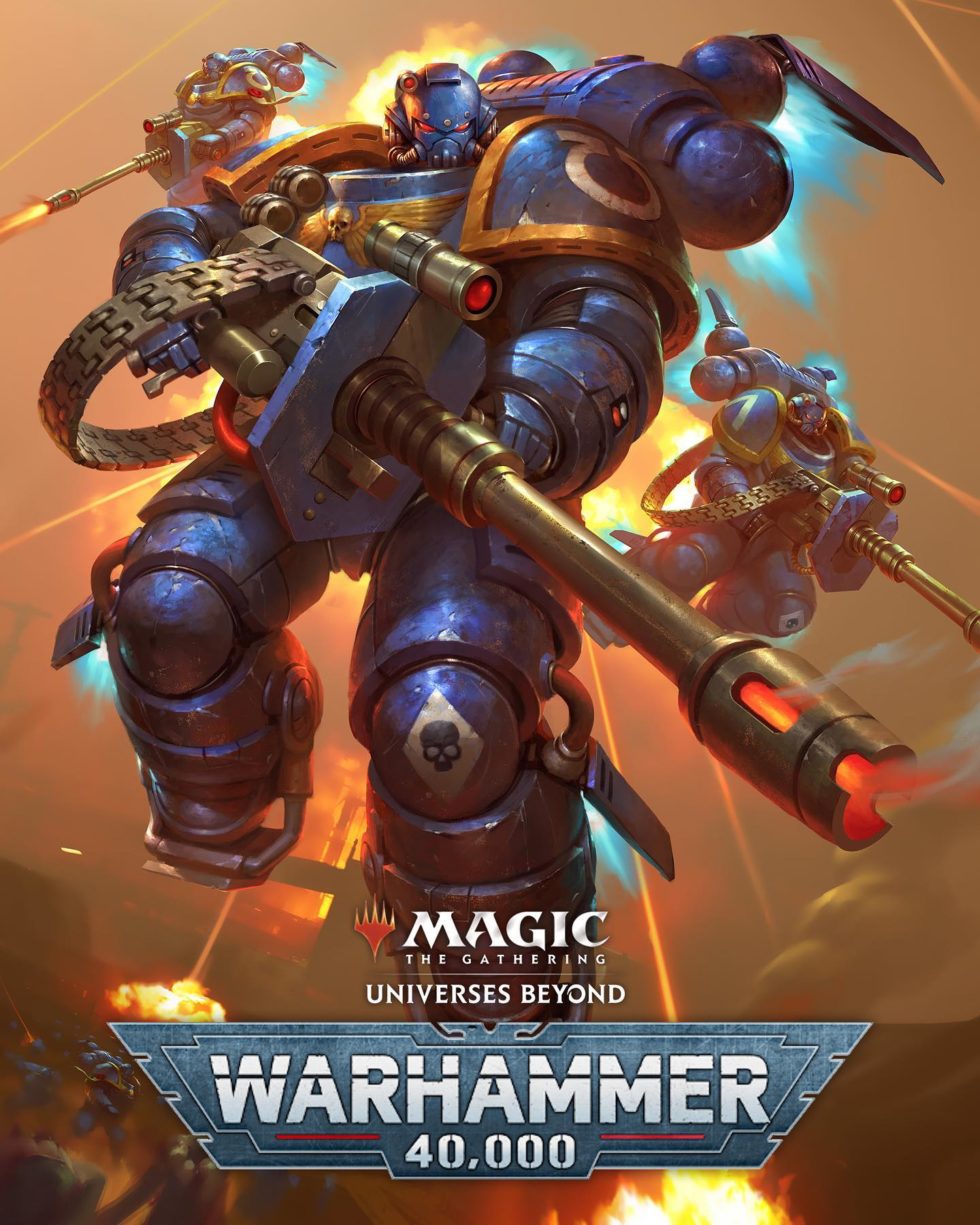 Ultramarines Vanguard Suppressor - Art by Fajareka Setiawan - 40K Gallery
