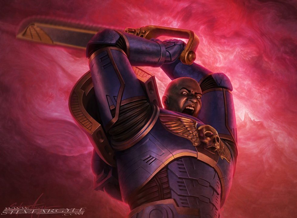 Sword Brethren - Art by Steve Argyle - 40K Gallery