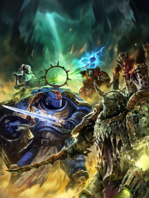 Combat Arena - Art by Paul Canavan - 40K Gallery