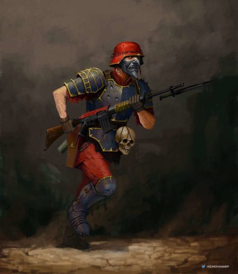 Blood Pact - Art by Wulfric Hilston - 40K Gallery