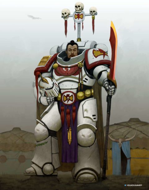 White Scars Khan - Art by Wulfric Hilston - 40K Gallery