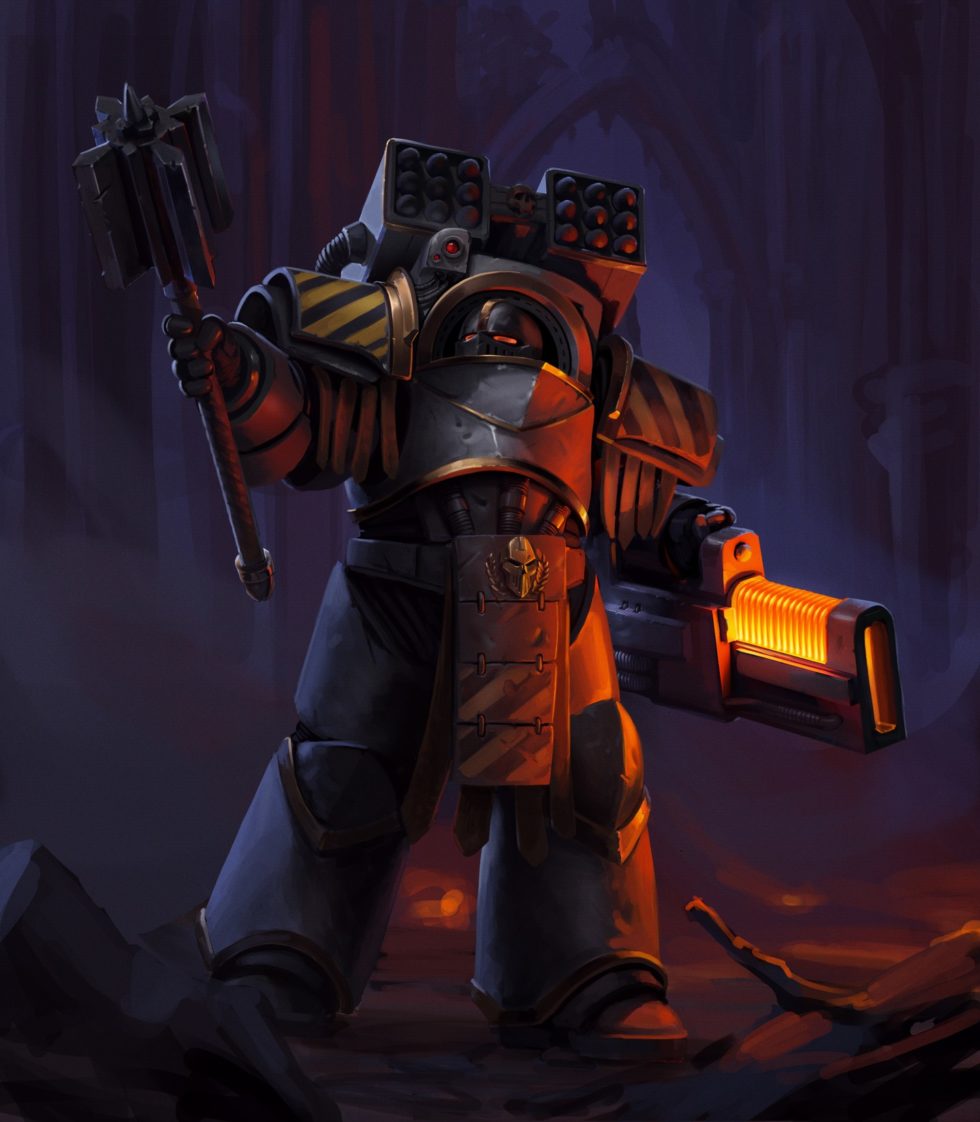 Iron Guard - Art by Konstantin Void - 40K Gallery