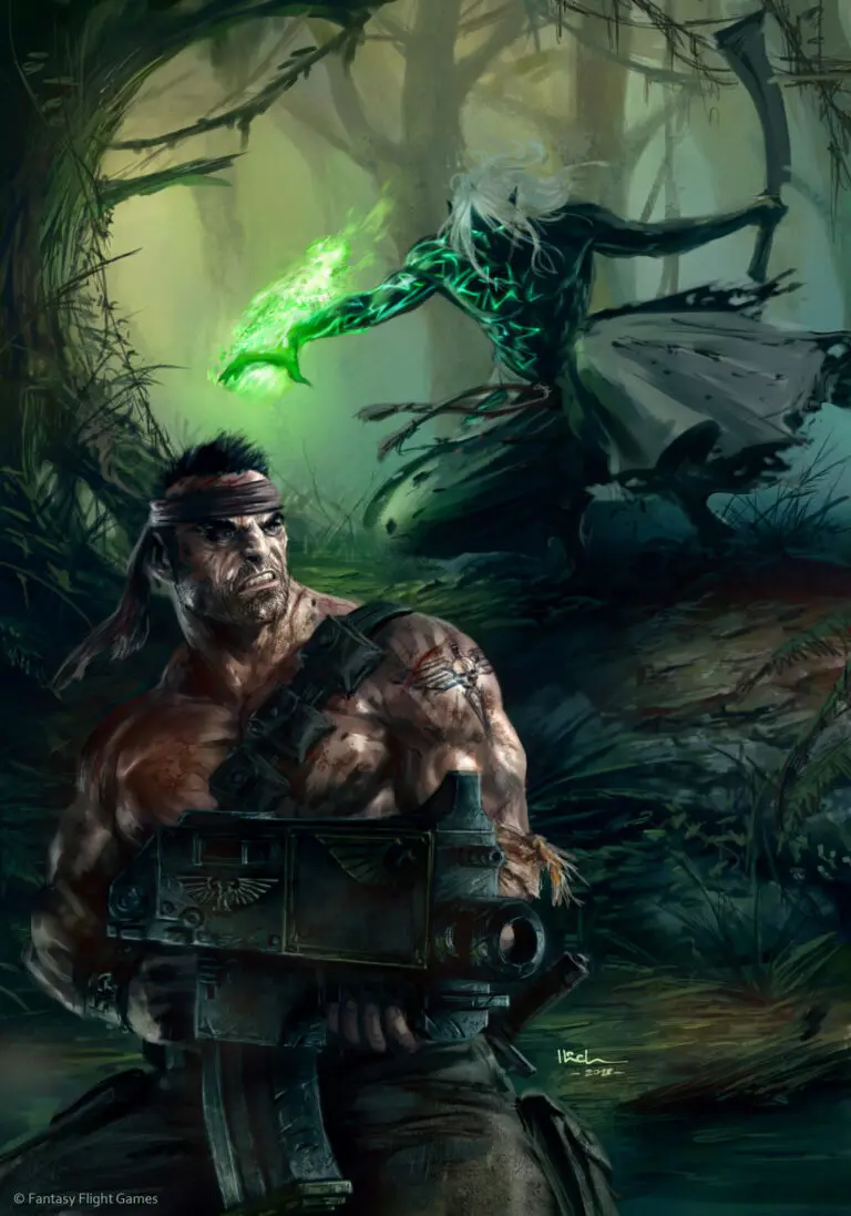 Catachan Jungle Fighters Warhammer 40K Artwork - 40K Gallery