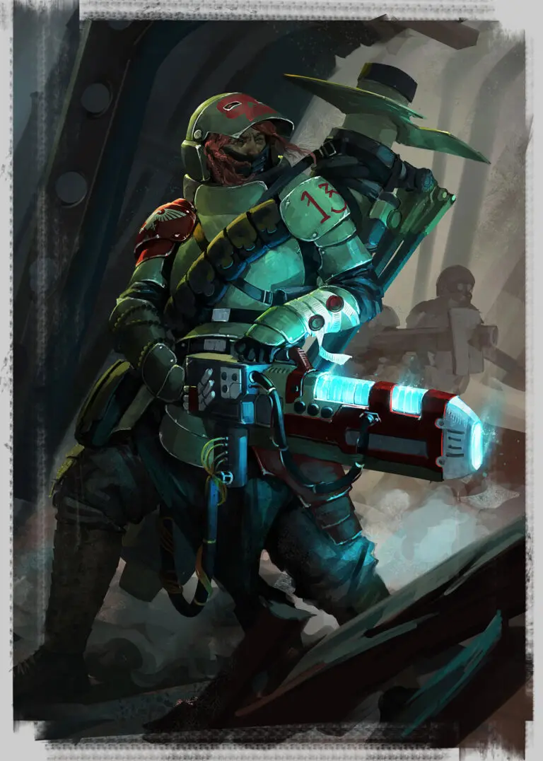 Artist Dwayne Dorect (Sunsettide) - Warhammer 40K Artwork - 40K Gallery