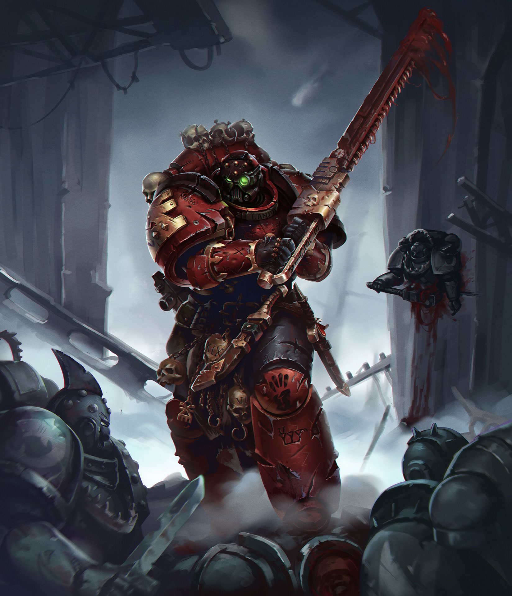 Lanius - Art by Vitaly Perevoshikov - 40K Gallery