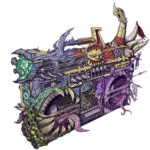 Chaos Mount Rushmore - Art by Matías Pascual - 40K Gallery