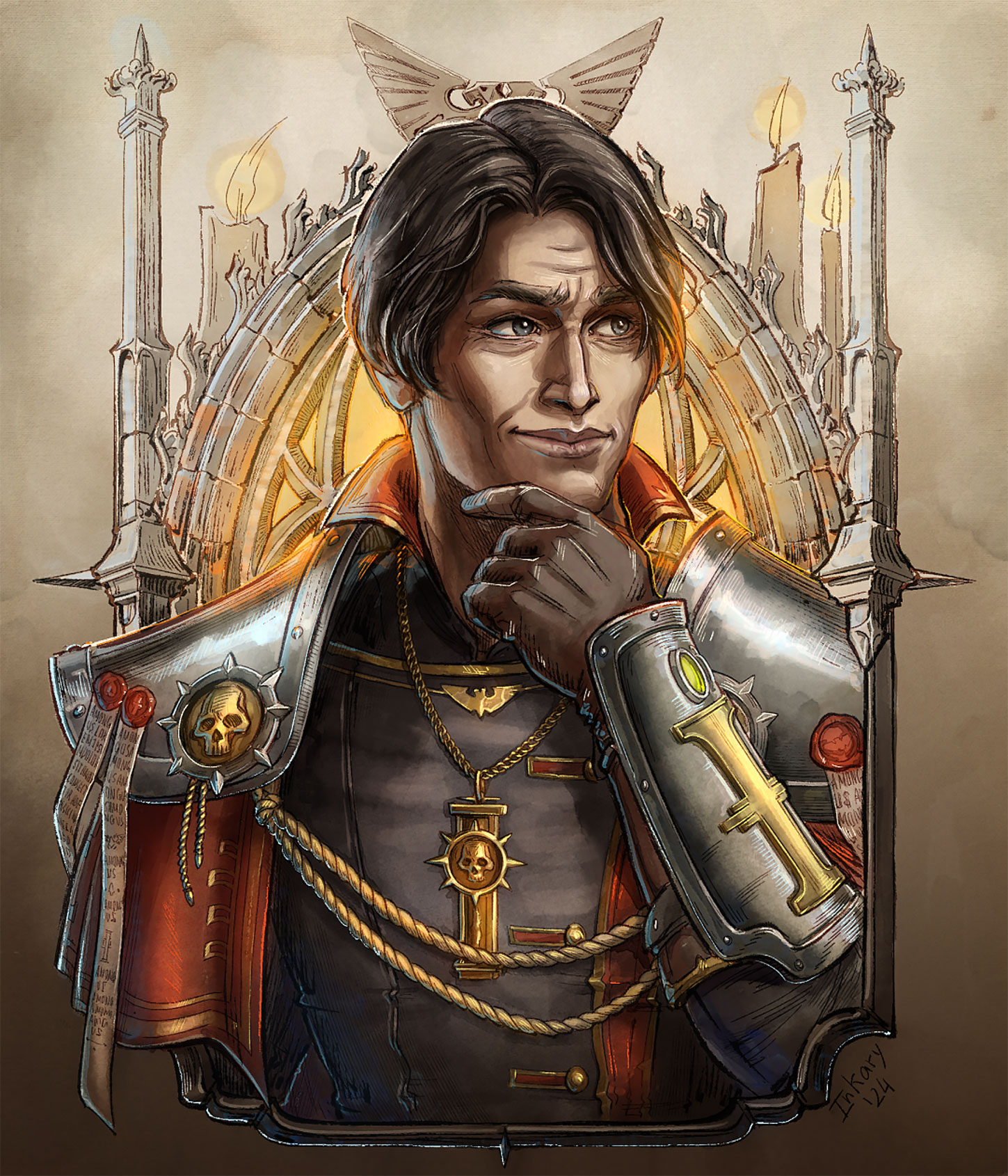 Cheeky Heinrix - Art by Inkary - 40K Gallery