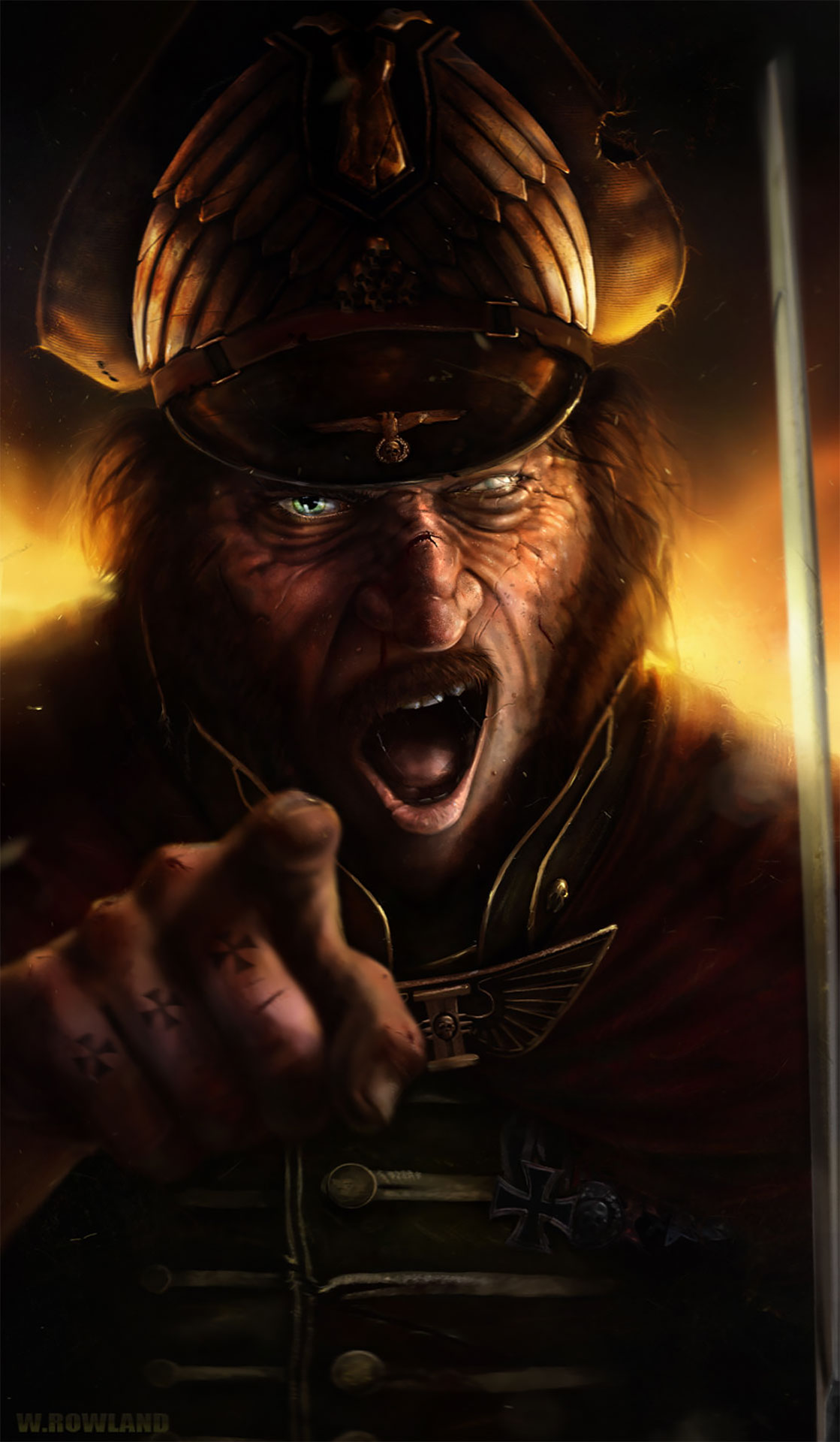Commissar - Art by Wyatt Rowland - 40K Gallery