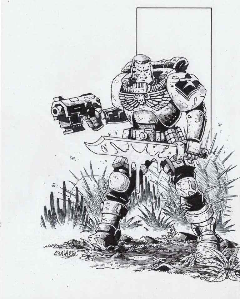 Tome Keepers Warhammer 40K Artwork - 40K Gallery
