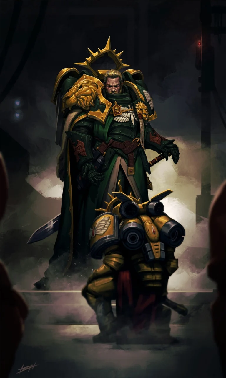 Lion El'Jonson Warhammer 40K Artwork - 40K Gallery