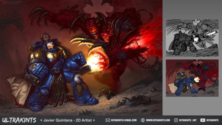 Combat Warhammer 40K Artwork - 40K Gallery