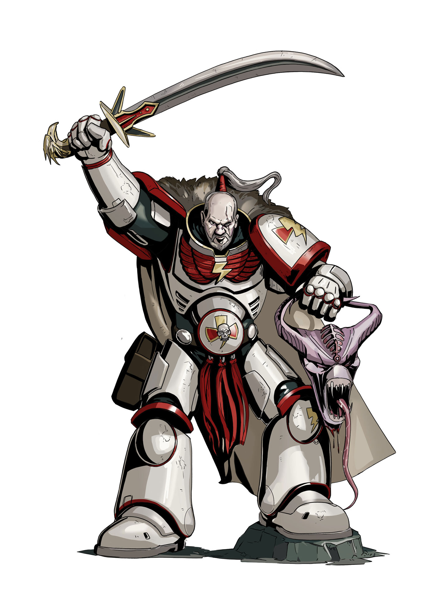 White Scar - Art by Matías Pascual - 40K Gallery