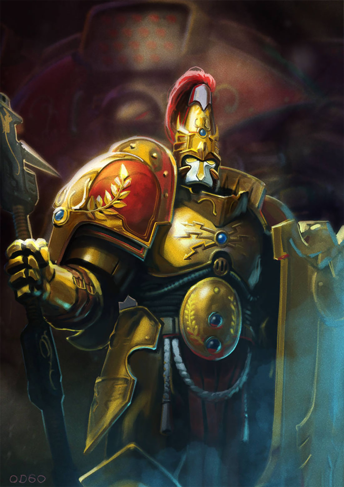 Custodian Guard - Art by OD60 - 40K Gallery