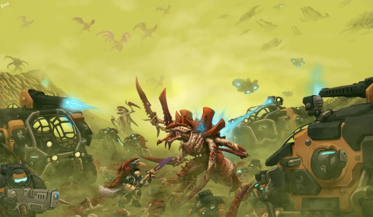 Hive Ships Warhammer 40K Artwork - 40K Gallery