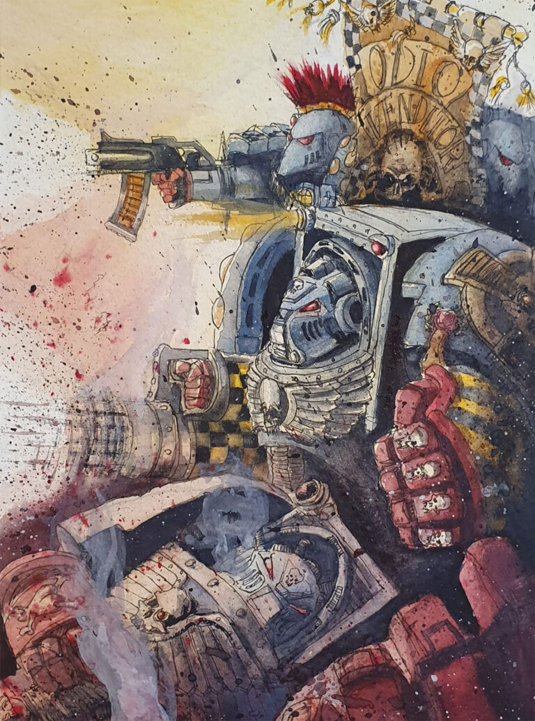Crimson Fists Warhammer 40K Artwork - 40K Gallery